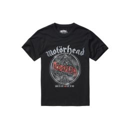 T-Shirt Brandit "Brandit Herren Mot&ouml;rhead Ace of Spade T-Shirt", Jungen, Gr. 3XL, schwarz, 100% Baumwolle, bedruckt, slim fit, Rundhals, Shirts T-Shirt