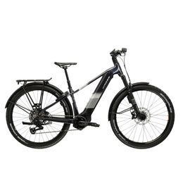 E-Bike KROSS "Influx Hybrid 6.0 21,3Ah / 800 Wh 29 Zoll schwarz 12 G&auml;nge 2026" Gr. 41, grau, schwarz, Elektrofahrr&auml;der, Herren, 41cm, 29 Zoll (73,66cm), BOSCH PERFORMANCE LINE CX 36 V/250 W, Mittelmotor