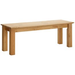 Sitzbank OTTO HOME "Konrad, Bank", beige (gelaugt, ge&ouml;lt), B:120cm, Sitzb&auml;nke, Sitzbank, Breite 120/140/160 cm, aus massiver, FSC-zertifizierter Kiefer