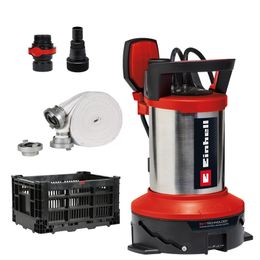Schmutzwasserpumpe Einhell "Flutset GE-DP 7535 N LL", schwarz (schwarz, rot), B:24cm H:42cm L:24,5cm, Pumpen