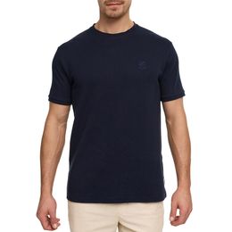 T-Shirt INDICODE "INDover", Jungen, Gr. L, sky captain, Single Jersey, Obermaterial: 100% Baumwolle, unifarben, regular fit normal, Rundhals, Shirts T-Shirt