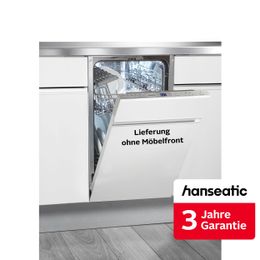 Hanseatic vollintegrierbarer Geschirrsp&uuml;ler "HGVI4582E107714IS", Energieeffizienz: E (A-G), silber (silberfarben), B:44,8cm H:81,5cm T:55cm, Geschirrsp&uuml;ler, inkl. 3 Jahre Herstellergarantie, Topseller