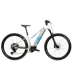 E-Bike KROSS "Influx Hybrid 5.0 21,3Ah / 800 Wh 29 Zoll silber 12 G&auml;nge 2026" Gr. 41, silber, schwarz, Elektrofahrr&auml;der, Damen, 41cm, 29 Zoll (73,66cm), BOSCH PERFORMANCE LINE CX 36 V/250 W, Mittelmotor