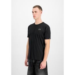 T-Shirt Alpha Industries "Backprint T-Shirt Mirror Camo", Jungen, Gr. L, schwarz, Obermaterial: 100% Baumwolle, Shirts T-Shirt
