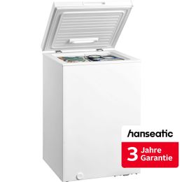 Hanseatic Gefriertruhe "HGT8550EE", Energieeffizienz: E (A-G), wei&szlig;, B/H/T: 54,5cm x 85cm x 49,5cm, Gefriertruhen, inkl. 3 Jahre Herstellergarantie