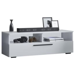 Wohnzimmertisch Vcm "Holz TV Lowboard M&ouml;bel Fernsehschrank Arila XL", wei&szlig;, B:115cm T:40cm, Regale, TV-Board