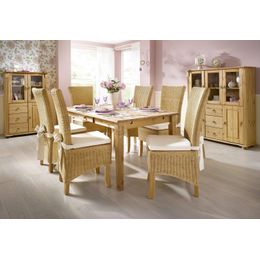 Esstisch OTTO HOME "Danuta, Tisch, Speisetisch", beige (natur ge&ouml;lt), B:140cm H:75cm T:90cm, Tische, Esstisch, wahlweise mit Schublade, aus massiver Kiefer, FSC-zertifiziert