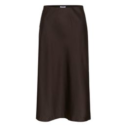Midirock Saint Tropez "Rock LodisaSZ", Damen, Gr. L, braun (chocolate braun), Obermaterial: 97% Polyester PES. 3% Elasthan EL., R&ouml;cke