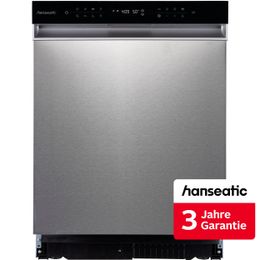 Hanseatic Unterbaugeschirrsp&uuml;ler "HGU6082B147709WS", Energieeffizienz: B (A-G), silber, B:60cm H:82cm T:57cm, Geschirrsp&uuml;ler, inkl. 3 Jahre Herstellergarantie