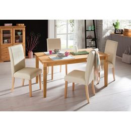 Esstisch OTTO HOME "Danuta, Tisch, Speisetisch", beige (natur ge&ouml;lt), B:160cm H:75cm T:90cm, Tische, Esstisch, wahlweise mit Schublade, aus massiver Kiefer, FSC-zertifiziert