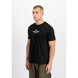 T-Shirt Alpha Industries "Return To Base T-Shirt", Jungen, Gr. L, schwarz, Obermaterial: 100% Baumwolle, Shirts T-Shirt