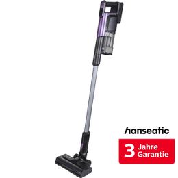 Hanseatic Akku-Bodenstaubsauger "HVS330700VBCJ inkl. Turbob&uuml;rste, Wandhalterung, 700 ml Staubkapazit&auml;t", schwarz, B:26cm H:118cm T:29cm, Akkusauger, inkl. 3 Jahre Herstellergarantie