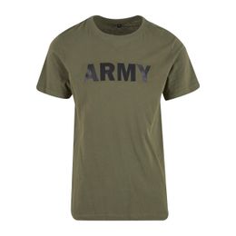 T-Shirt Brandit "Brandit Army T-Shirt", Jungen, Gr. 4XL, olive, 100% Baumwolle, bedruckt, normal, Rundhals, Shirts T-Shirt