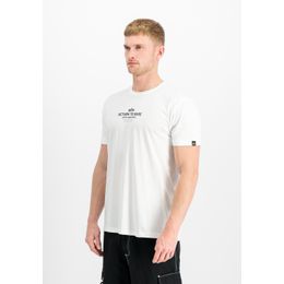 T-Shirt Alpha Industries "Return To Base T-Shirt", Jungen, Gr. L, wei&szlig;, Obermaterial: 100% Baumwolle, Shirts T-Shirt