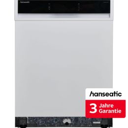 Hanseatic Unterbaugeschirrsp&uuml;ler "GU HBW 324", Energieeffizienz: B (A-G), silber, B:59,8cm H:82cm T:57cm, Geschirrsp&uuml;ler