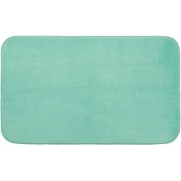 G&ouml;zze Badematte G&Ouml;ZZE "Rio Premium", gr&uuml;n (mint), H:18mm, Polyester, Badematten, Badematte, Badteppich, Uni Farben, waschbar, rechteckig & rund erh&auml;ltlich