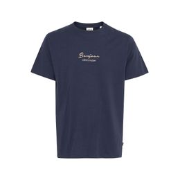 !Solid Rundhalsshirt SOLID "Rundhalsshirt SDPedro", Herren, Gr. XL, blau (insignia blau), Obermaterial: 100% Baumwolle CO., Shirts Rundhalsshirt