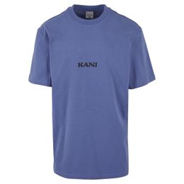 T-Shirt Karl Kani "Karl Kani Herren KM234-037-2 KK Small Retro Tee", Jungen, Gr. M, dusty blau, 100% Baumwolle, bedruckt, oversize, Rundhals, Shirts T-Shirt