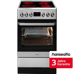 Hanseatic Elektro-Standherd "5022CE3.313eEHiTaDW", Energieeffizienz: A (A+++-D), wei&szlig;, Herdsets, inkl. 3 Jahre Herstellergarantie