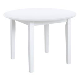 Esstisch OTTO HOME "Danuta, Tisch, Speisetisch", wei&szlig;, B:90cm H:75cm T:90cm, Tische, Esstisch, aus massiver Kiefer, runde Ausf&uuml;hrung