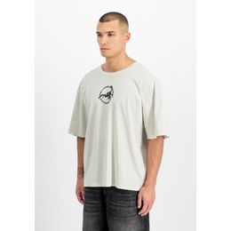 T-Shirt Alpha Industries "US Scorpion Backprint T-Shirt", Jungen, Gr. L, stone, Obermaterial: 100% Baumwolle, Shirts T-Shirt