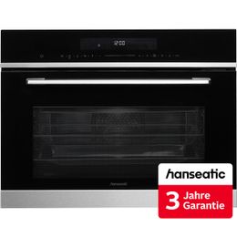 Hanseatic Einbau-Mikrowelle "TV950E4AS-T00E00", silber (edelstahlfarben), B:59,5cm H:45,5cm T:56,8cm, Mikrowellen, inkl. 3 Jahre Herstellergarantie