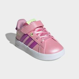 Sneaker adidas Sportswear "GRAND COURT 3.0 GIRLS EL I", M&auml;dchen, Gr. 25, st tropic bloom, lila burst, hi, res gelb, Synthetik, Schuhe Sneaker, f&uuml;r Kinder