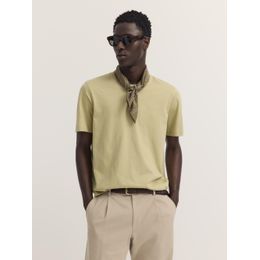 T-Shirt Bugatti "Basic", Jungen, Gr. L, beige (160, oliv), 100% Baumwolle, unifarben, normal, Rundhals, Shirts T-Shirt, aus Baumwolle Modern Fit Rundhals