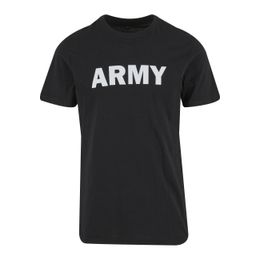 T-Shirt Brandit "Brandit Army T-Shirt", Jungen, Gr. 4XL, schwarz, 100% Baumwolle, bedruckt, normal, Rundhals, Shirts T-Shirt
