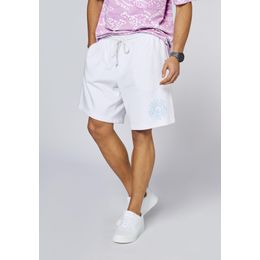 Shorts Chiemsee, Herren, Gr. S (44/46), Normalgr&ouml;&szlig;en, wei&szlig;, 80% Baumwolle, 20% Polyester, Hosen Shorts