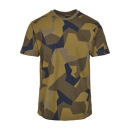 Kurzarmshirt Brandit "Brandit Herren Brandit Premium Shirt", Jungen, Gr. 5XL, gr&uuml;n (swedisch camo), 100% Baumwolle, unifarben, normal, Rundhals, Shirts