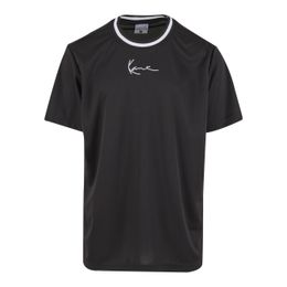 T-Shirt Karl Kani "Karl Kani Signature Mesh Tee", Jungen, Gr. L, schwarz, 100% Polyester, normal, Rundhals, Shirts T-Shirt