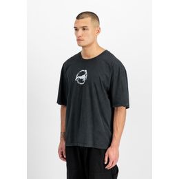 T-Shirt Alpha Industries "US Scorpion Backprint T-Shirt", Jungen, Gr. M, schwarz, Obermaterial: 100% Baumwolle, Shirts T-Shirt