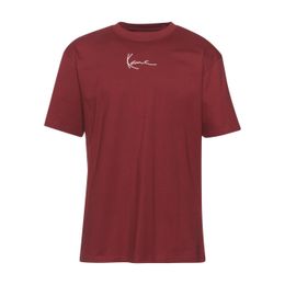 T-Shirt Karl Kani "Karl Kani Herren", Jungen, Gr. M, dunkelrot, 100% Baumwolle, unifarben, normal, Rundhals, Shirts T-Shirt