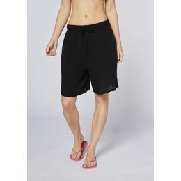 Shorts Chiemsee, Damen, Gr. L (40), Normalgr&ouml;&szlig;en, schwarz, 100% Viskose, Hosen Shorts
