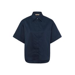 Kurzarmhemd Culture "Kurzarmhemd CUdaiva", Damen, Gr. L, N-Gr, blau (blau iris), Obermaterial: 65% Baumwolle CO. 33% Polyester PES. 2% Elasthan EL., Hemden