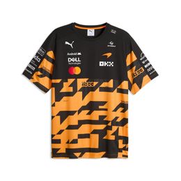 T-Shirt Puma "McLAREN MASTERCARD F1 TEAM Replica T-Shirt Herren", Jungen, Gr. L, papaya orange, Obermaterial: 94% Polyester, 6% Elasthan, clean, relaxed fit, Rundhals, Shirts T-Shirt