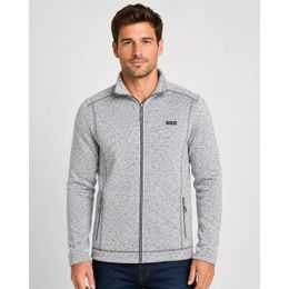 Hybridjacke DEPROC Active "KIRKVALE Expedition", Herren, Gr. XXL (56), hellgrau, Web, 100% Polyester, bequem h&uuml;ftbedeckend, gerader Abschluss mit Gummizug, Jacken, auch in Gro&szlig;en Gr&ouml;&szlig;en erh&auml;ltlich