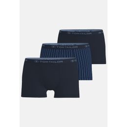 Hipster Tom Tailor, Herren, Gr. 4, blau, dunkel, streifen, Single Jersey, Obermaterial: 95% Baumwolle, 5% Elasthan, Unterhosen, Single Jersey Material