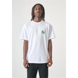 T-Shirt Cleptomanicx "Camp Classic Tee", Jungen, Gr. L, wei&szlig;, 100% Baumwolle, bedruckt, normal, Rundhals, Shirts T-Shirt, mit coolem R&uuml;ckenprint