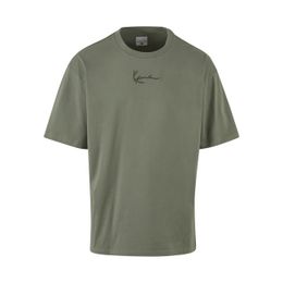 T-Shirt Karl Kani "Karl Kani Small Signature Essential Tee", Jungen, Gr. M, gr&uuml;n, 100% Baumwolle, bedruckt, normal, Rundhals, Shirts T-Shirt