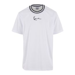 T-Shirt Karl Kani "Karl Kani Signature Mesh Tee", Jungen, Gr. L, wei&szlig;, 100% Polyester, normal, Rundhals, Shirts T-Shirt
