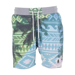 Shorts Just Rhyse "Just Rhyse Just Rhyse Sunrise Short", Damen, Gr. L, US-Gr&ouml;&szlig;en, gr&uuml;n colorot, 100% Polyester, normal, Hosen Shorts