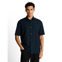 Kurzarmshirt Tom Tailor Denim, Jungen, Gr. L, schwarz blau horizontal stripe, Single Jersey, Obermaterial: 100% Baumwolle, gestreift, relaxed fit normal, ohne Ausschnitt, Shirts, mit Streifen Muster