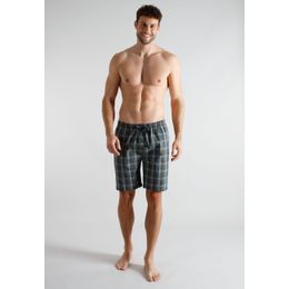 Bermudas Tom Tailor, Herren, Gr. 48, N-Gr, gr&uuml;n (gr&uuml;n, dunkel, karo), Popeline, Obermaterial: 100% Baumwolle, Hosen Bermudas, leichte und luftige Qualit&auml;t