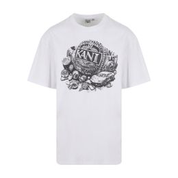 T-Shirt Karl Kani "Karl Kani Kani Icy Watch Tee", Jungen, Gr. XS, wei&szlig;, 100% Baumwolle, bedruckt, normal, Rundhals, Shirts T-Shirt