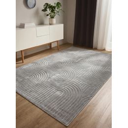 benuta Basic Kurzflor Teppich Claire Grau 200x300 cm - Moderner Kurzflor-Teppich f&uuml;r Wohnzimmer