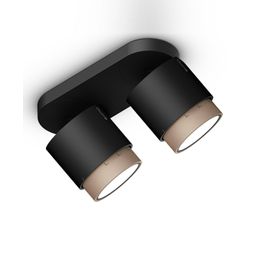 Occhio lu&igrave; alto doppio VOLT Z Schwarz matt/Gold matt