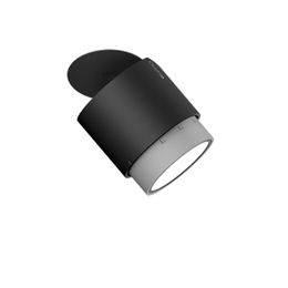 Occhio lu&igrave; alto VOLT Z Schwarz m./Chrom m. 2700K CRI 97H: 11,3cm, (Kopf) &Oslash;: 9,4cm