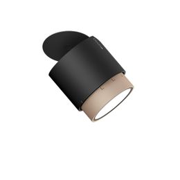 Occhio lu&igrave; alto VOLT Z Schwarz matt/Gold 2700K CRI 97H: 11,3cm, (Kopf) &Oslash;: 9,4cm
